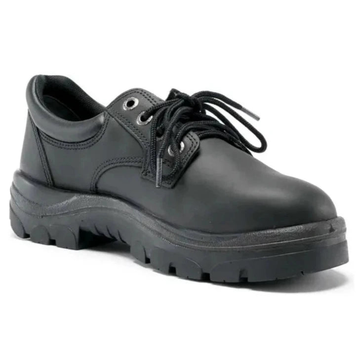 Steel Blue Black Eucla Lace Up Steel Toe Cap Work Shoe (312126) (Pre ...