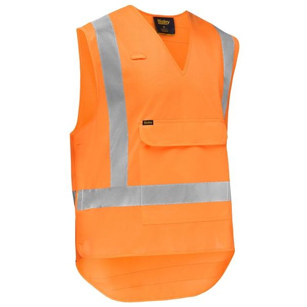 Bisley X Taped Hi Vis Detachable Safety Vest With ID Loop (BV0440XT ...