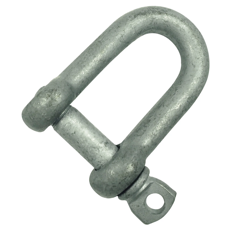 Commercial D Shackle 8mm GAL (Carton of 500) (SK0108)