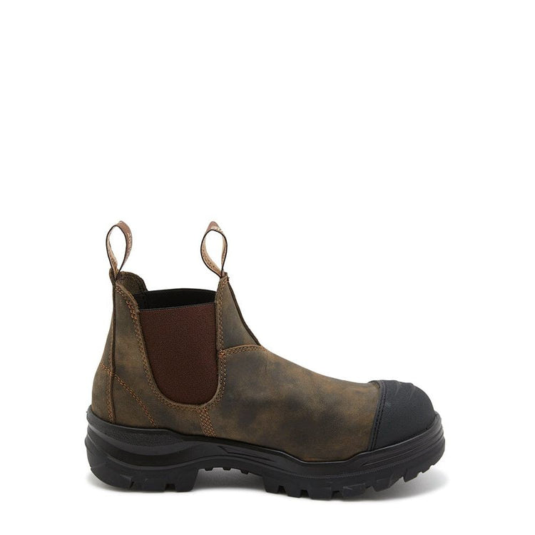 Blundstone Rotoflex Rustic Brown Water Resistant Nubuck Elastic Side S ...