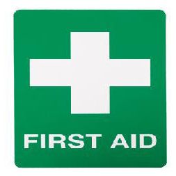 First Aid Sign for Vehicle (Self Adhesive) 100mm x 100mm - (Pack of 10 ...