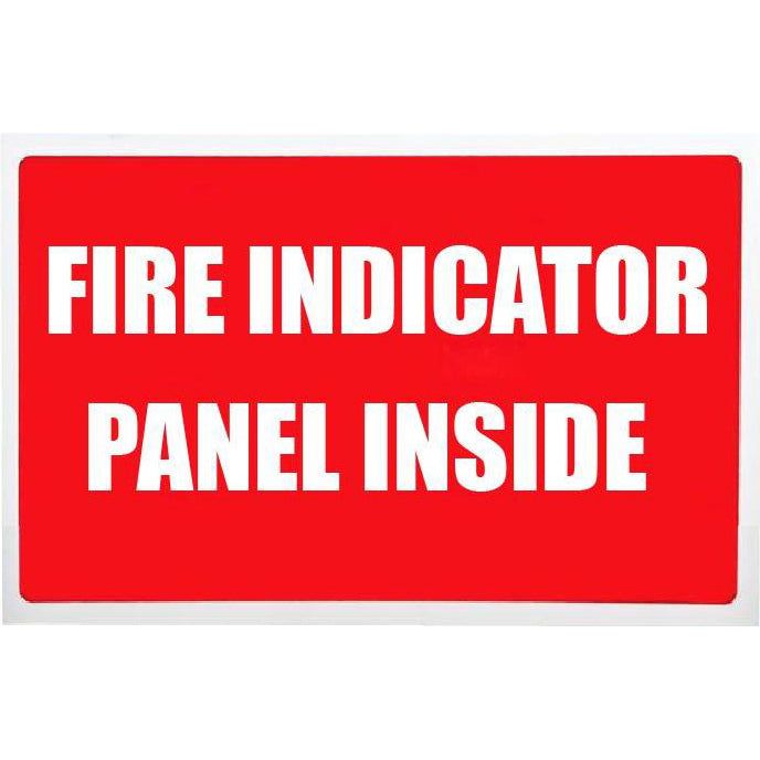 Fire Indicator Panel Inside Sign 300mm x 225mm - (Pack of 10)