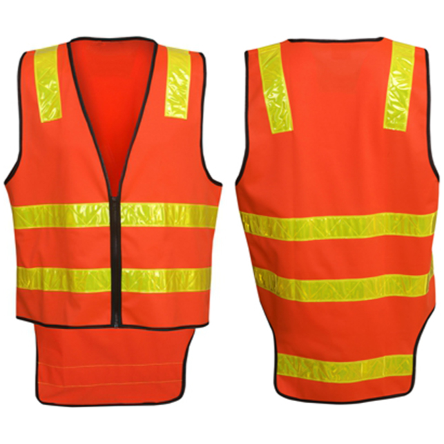 Hi Vis Vic Road Style Day Night Safety Vest (V86)