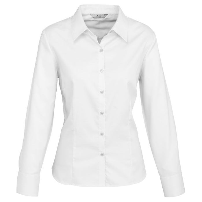 Biz Collection Womens Luxe Long Sleeve Shirt (S118LL)