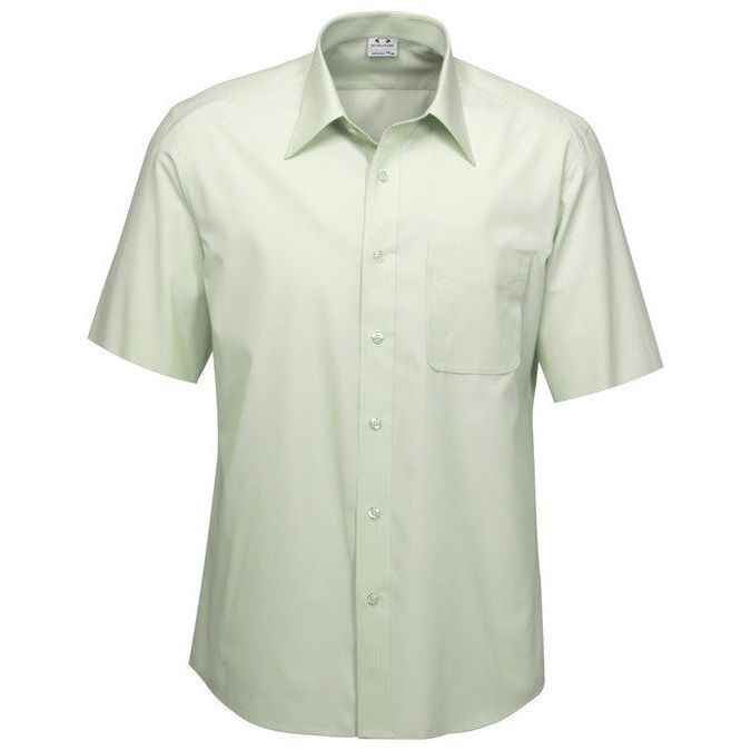 Biz Collection Ambassador Mens Short Sleeve Business Shirt