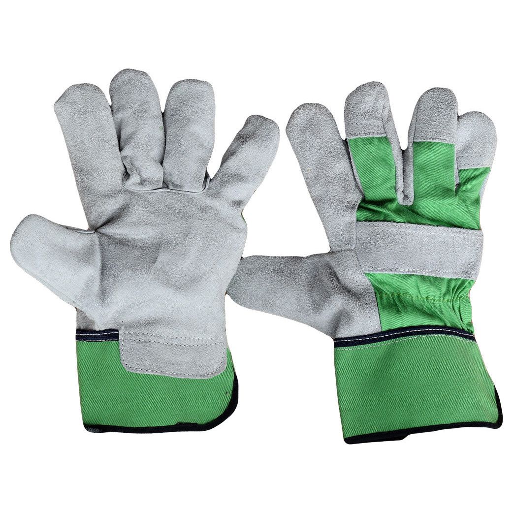 Elton Grey Leather Gloves - (Pack of 12 Pairs) – Ace Workwear